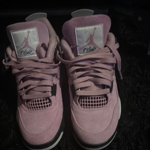jordan 4s | Shoes | Pink And Gray Jordan 4 Retro | Poshmark